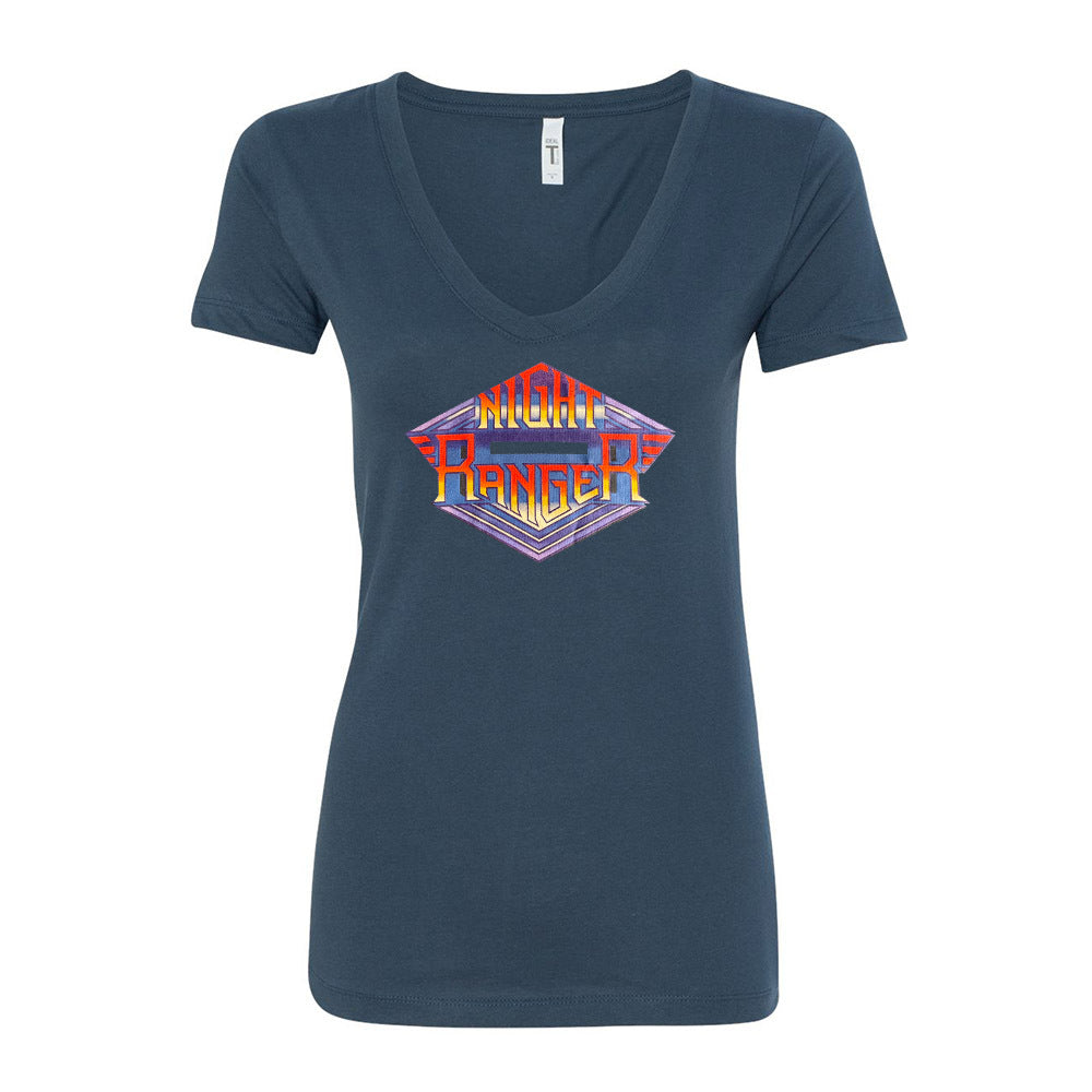 Ladies Night Ranger Indigo V Neck – Night Ranger Official Store
